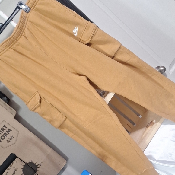 Nike | Pants & Jumpsuits | Nike Mens Mustard Cargo Pants | Poshmark